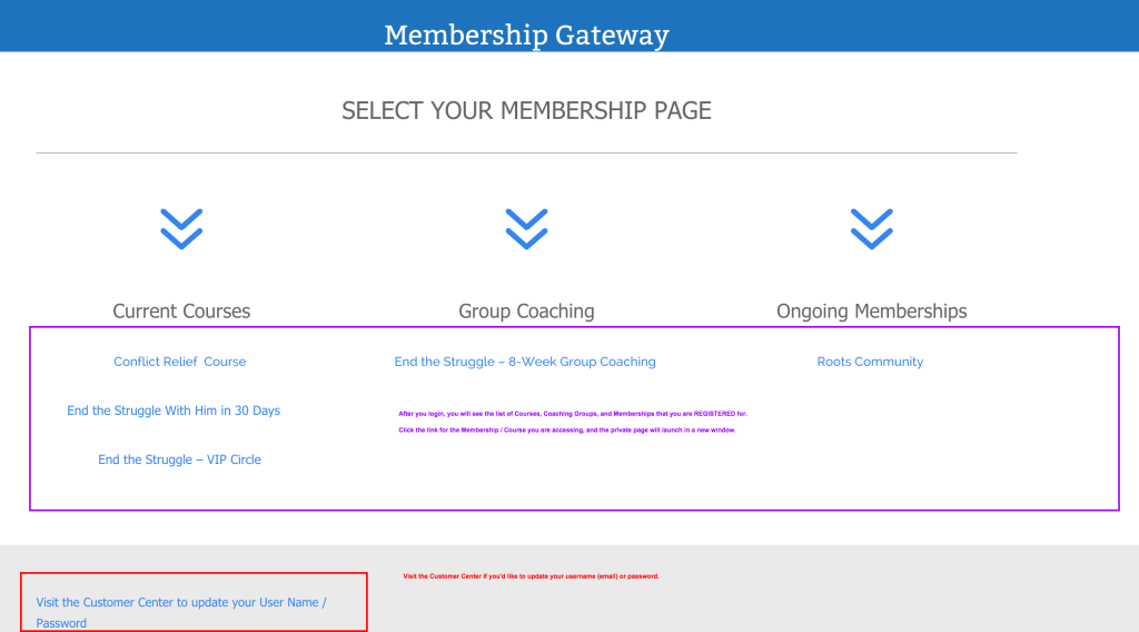 Membership Gateway screenshot — JaysonGaddis.com